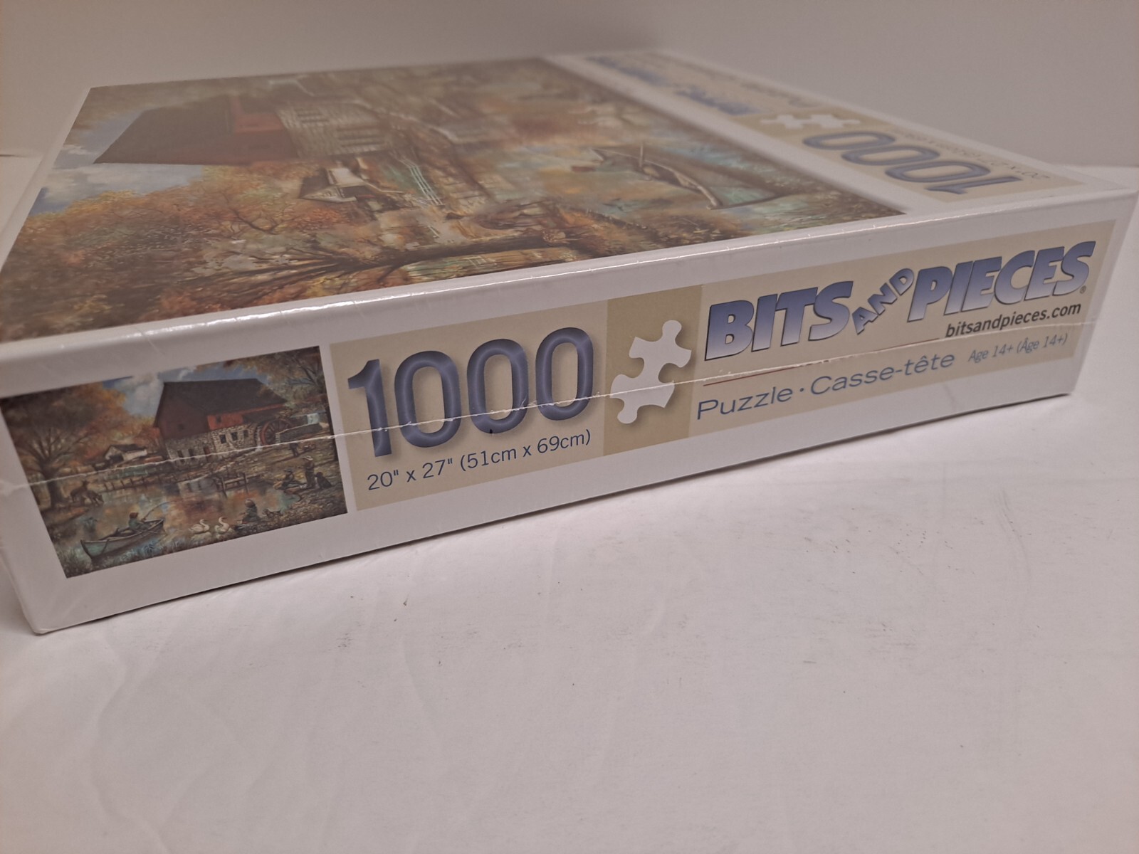 Bits And Pieces 1000 Piece Jigsaw Puzzle 20x27 THE OLD MILL POND•New ...
