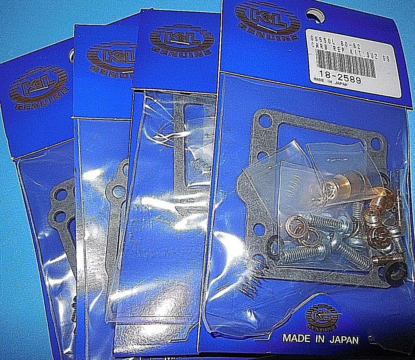 4 pack Carburetor carb Repair Rebuild kits kit Suzuki 80-82 GS550 18 ...