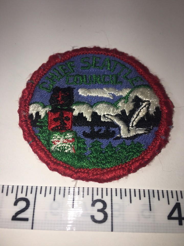 Vintage Chief Seattle Council Washington BSA Patch Boy Scouts America ...