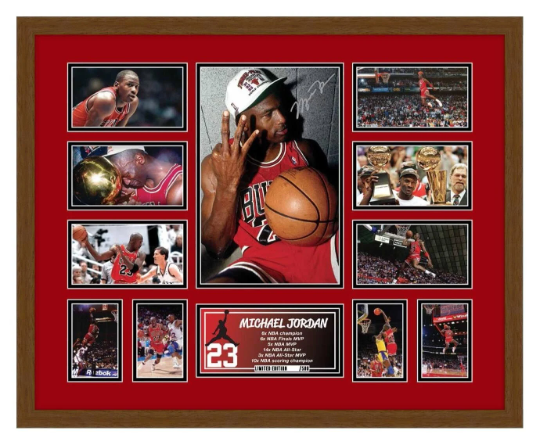 Michael Jordan Chicago Bulls Signed Limited Edition Framed Memorabilia ...