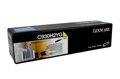 Original Lexmark Toner C930H2YG Yellow C935DN 935DTN C935 935HDN A-Ware ...