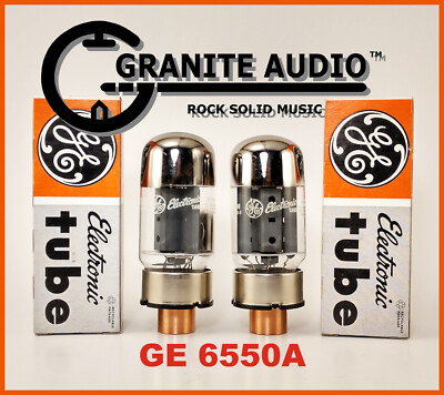Matched Pairs GE 6550A NOS 1981 Beam Power Tubes. Test NEW (over 60) on ...