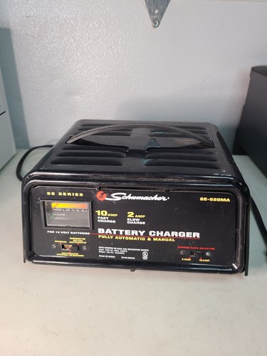Schumacher 12V Manual or Automatic Battery Charger 10/2 Amp SE-520MA | eBay