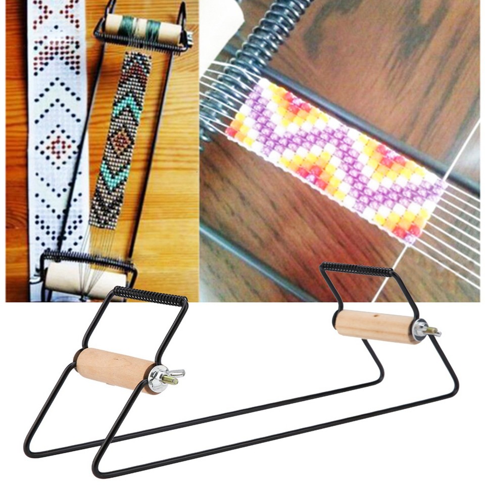 Wood&Stainless Steel Weaving Beading Set For Jewelry Bracelets Handmade ...