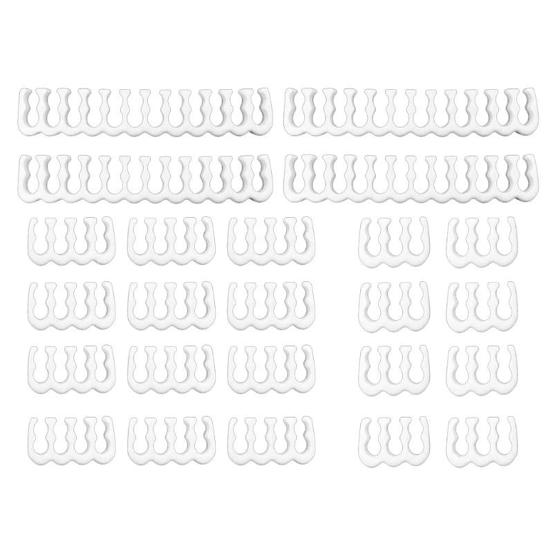 PSU Cable Extension Wire Comb 4 x 24 P / 16 x 8 P / 4 x 6 P / White ...