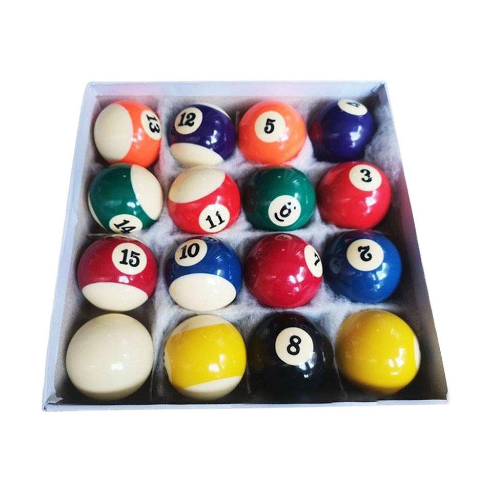 16Pcs Billiard Balls Set Pool Balls Set Lightweight for Bars Game Rooms ...