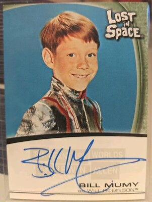 Fantasy Worlds Of Irwin Allen Bill Mumy A1 Autograph Card Will Robinson ...