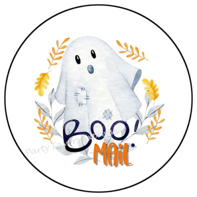 BOO MAIL HALLOWEEN ENVELOPE SEALS LABELS STICKERS PARTY FAVORS | eBay