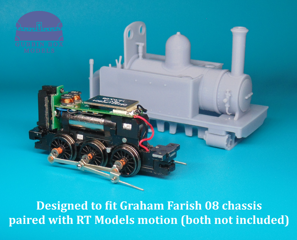 "Ella" Duffield Bank 0-6-0T - O9 Gauge Body Kit - 3D Printed Resin ...