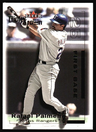 2001 Fleer Triple Crown Rafael Palmeiro #31 Texas Rangers | eBay