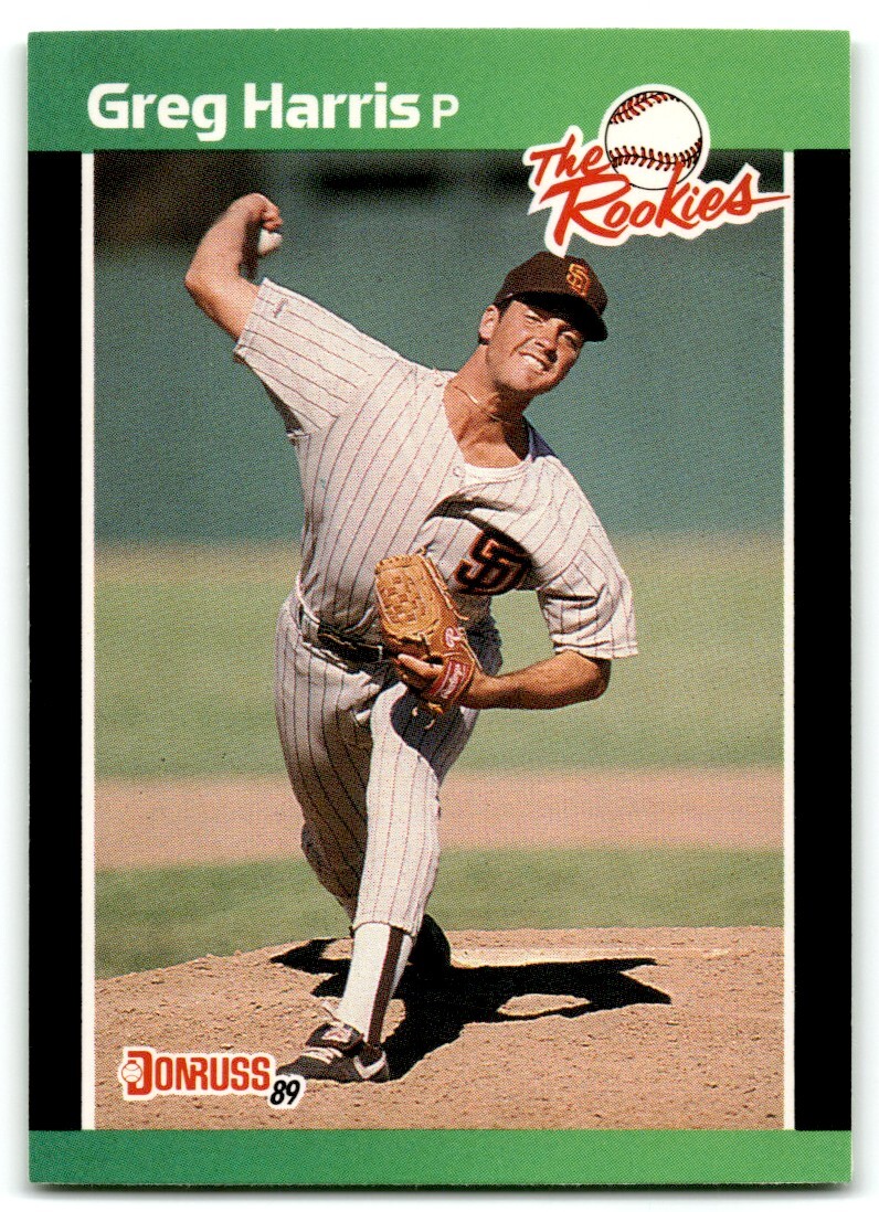 1989 Donruss The Rookies Greg Harris Rookie San Diego Padres #46 | eBay