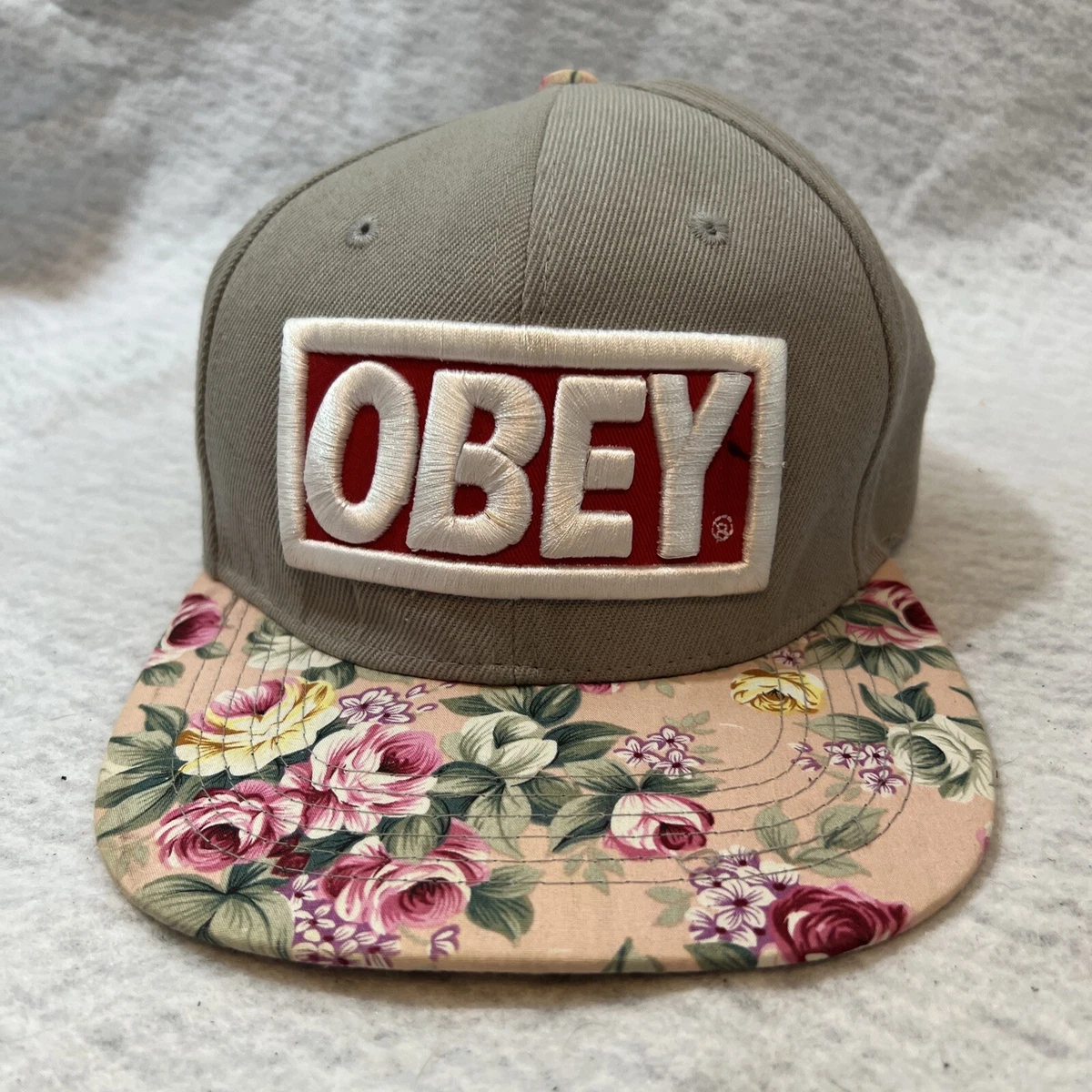 Obey Snapback Floral