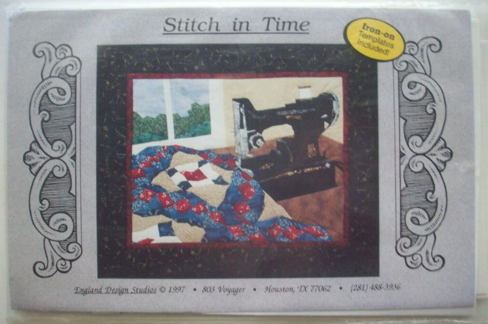 Stitch in Time sewing machine quilt pattern with iron on paper ...