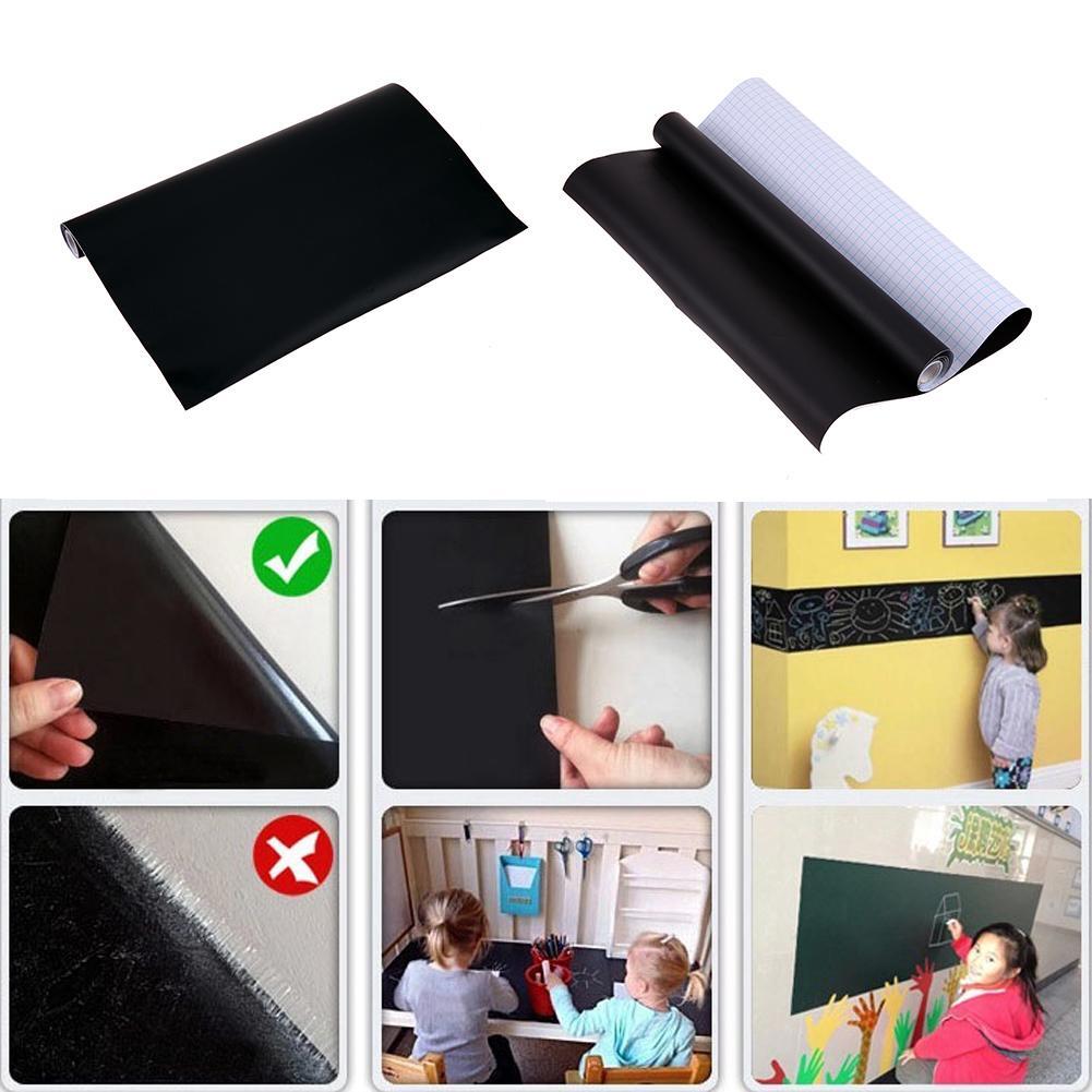 PVC Waterproof Blackboard Sticker Movable Child Graffiti Writing Board ...