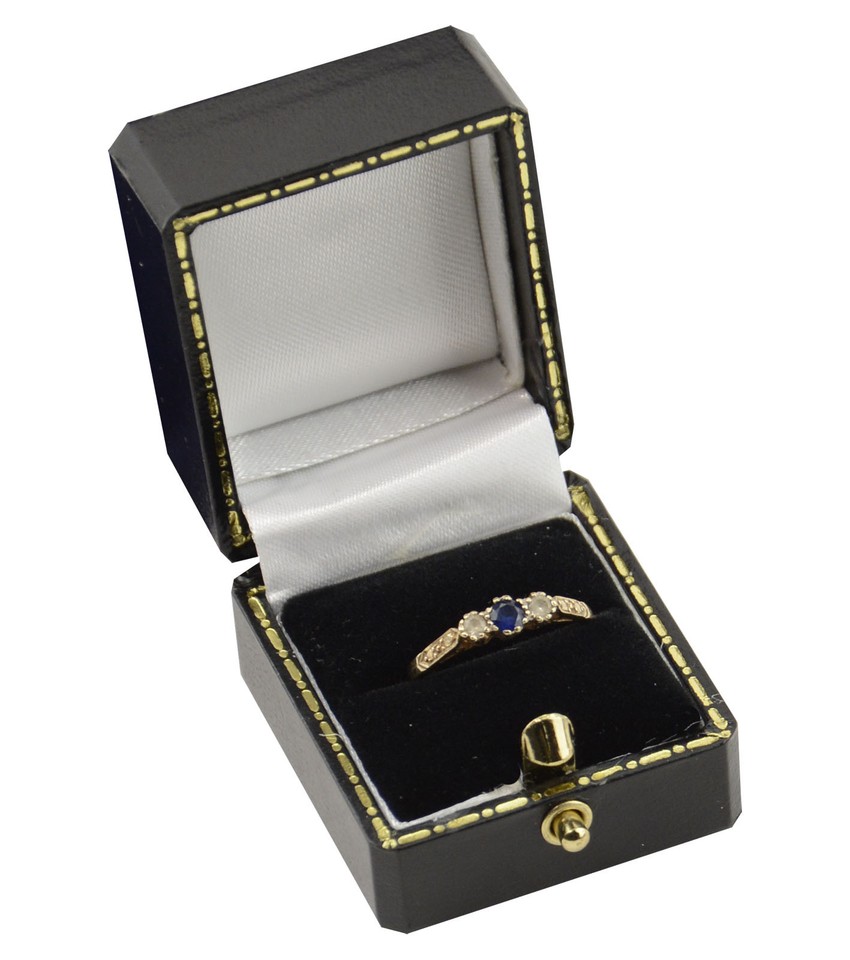 Luxury Leatherette Ring Boxes Colour Choice High Quality Engagement ...