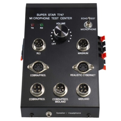 CB Radio Microphone Testing Station, Superstar | eBay