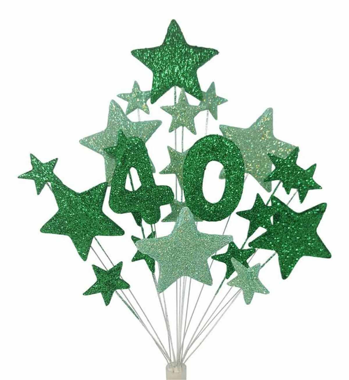 N/A SHADES GREEN BIRTHDAY CAKE TOPPER 18th,21st,30th,40th,50th,60th ...