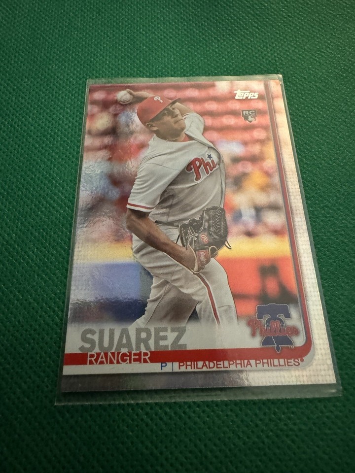 Ranger Suarez 2019 Topps Rainbow Foil Rookie Card RC SP #303 Phillies ...
