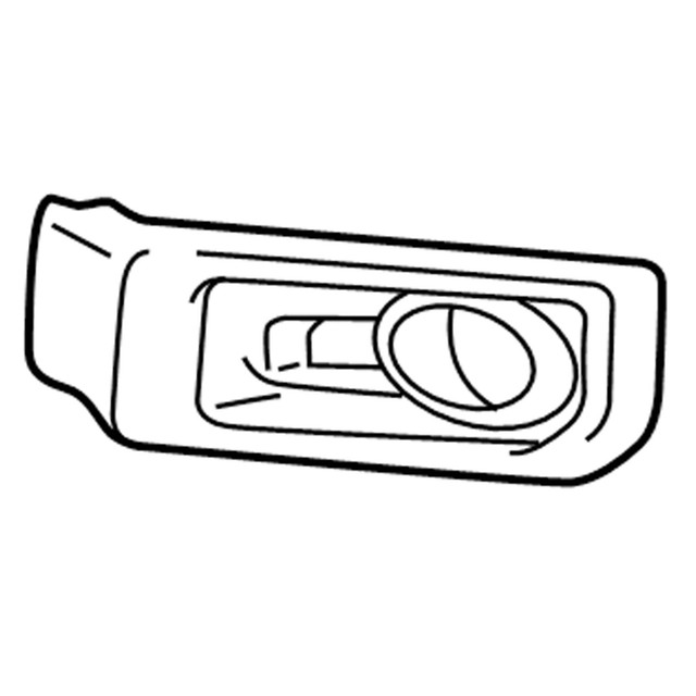 TOYOTA OEM 19-20 4Runner Bumper Components-Fog Lamp Bezel Left ...