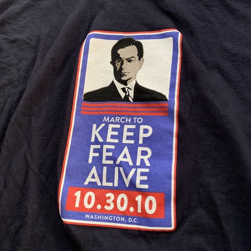Colbert Keep Fear Alive Tour Tee I Have A Scream Comedy Central XL ...