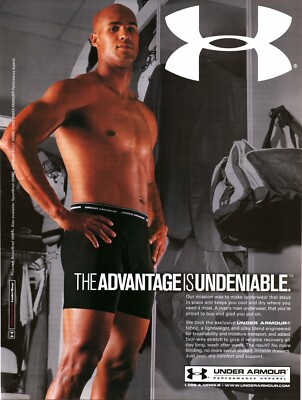 2003 PRINT AD - UNDER ARMOUR PERFORMANCE APPAREL AD - UNDER ARMOUR ...
