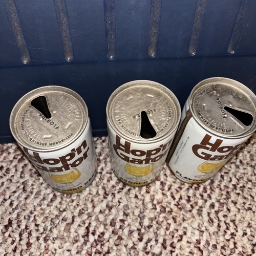 Hop'n Gator Vintage Steel Beer Cans 3 Lot EMPTY Pittsburgh Brewing ...