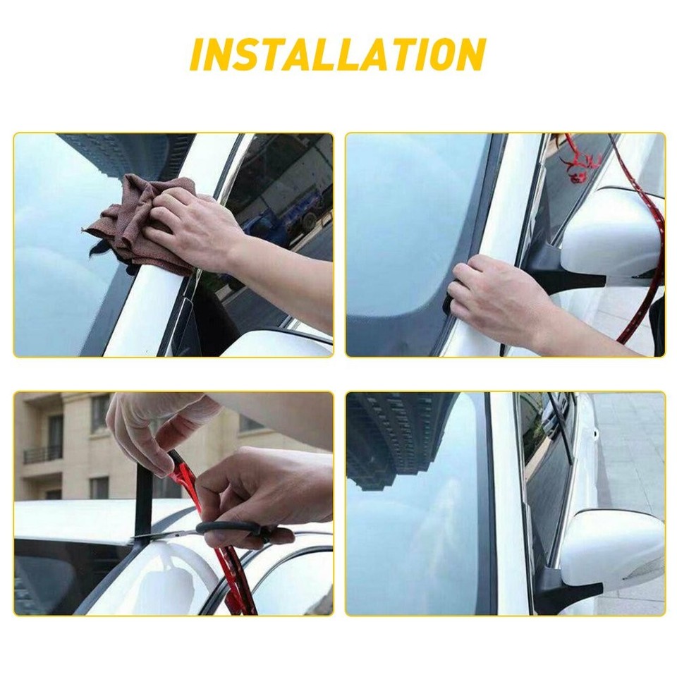 3M Universal Car Windshield Sealing Strip Rubber Weatherstrip Sunroof ...