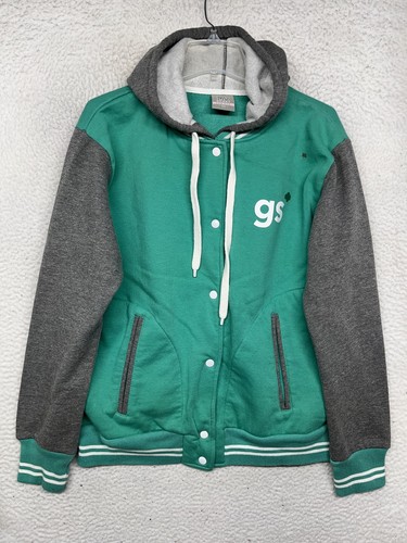 MV Sport Jacket Womens 2XL Girl Scouts Hoodie Varsity Snap Front Fleece ...