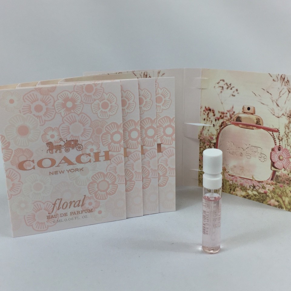 Coach New York Floral women EDP Spray Vails .06oz 8 Pack Travel Spray ...