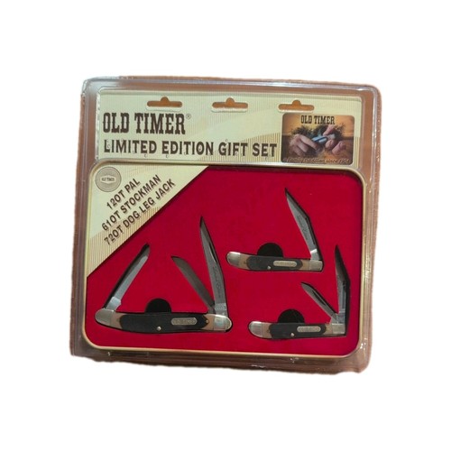Old Timer Limited Edition Gift Set Sealed 2019 Dog Leg Jack Stockman ...