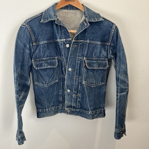 Vintage Levi's Denim Jacket 507XX Type 2 Early 50s Big E Size Small ...