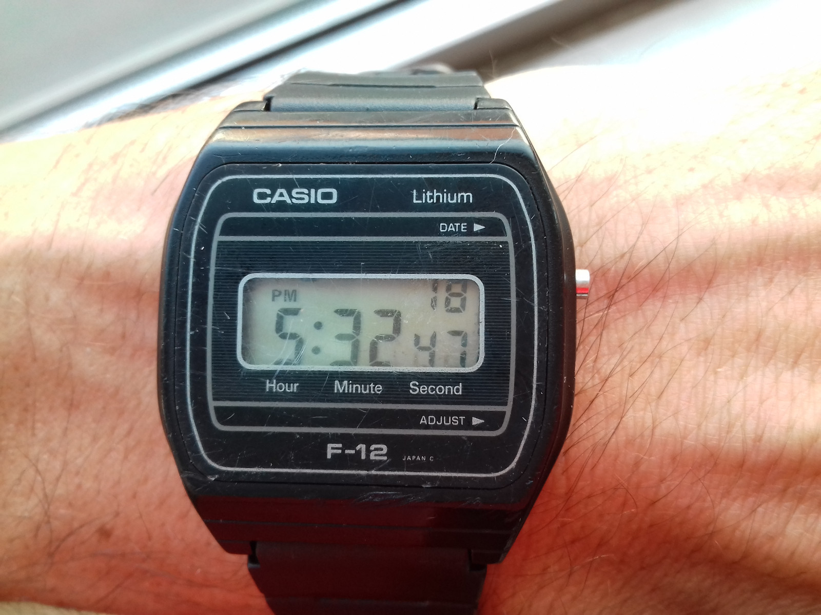 Casio VINTAGE(1984) F-12 MODULE 500 WATCH ULTRA RARE JAPAN R MONTRE ...