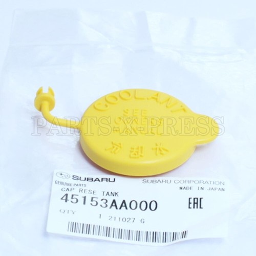 OEM GENUINE SUBARU 99-22 ENGINE COOLANT TANK RESERVOIR PLASTIC CAP ...