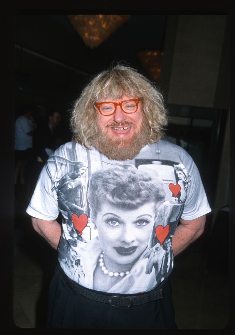 2000 BRUCE VILANCH Candid Original 35mm Slide Transparency EMMYS WRITER ...