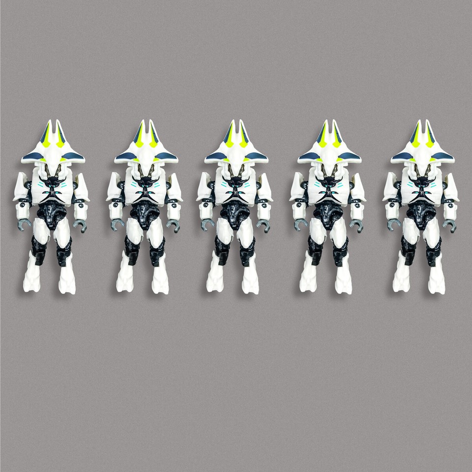 5X Mega Construx Halo Spartan Master Chief Odst Marine Elite Councilor ...