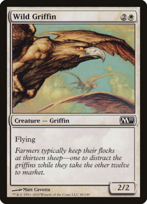 MTG Magic the Gathering Wild Griffin (40/255) Magic 2011 LP | eBay