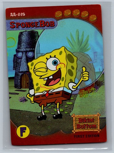 2003 Upper Deck SpongeBob SquarePants TCG SpongeBob #AA-018 First ...