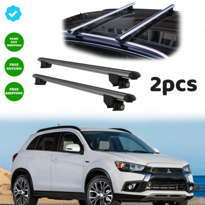 Mitsubishi OUTLANDER SPORT 2011-2023 Roof Rack Cross Bars Silver Flush ...