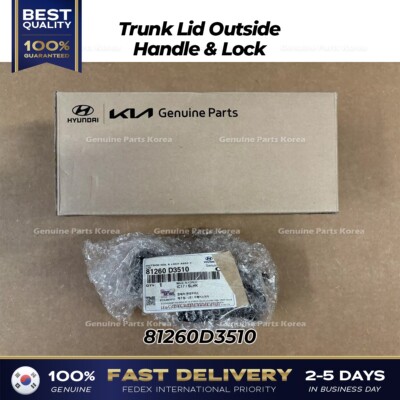 ⭐Genuine⭐ Trunk Lid Outside Handle & Lock 81260D3510 for Tuscon ...