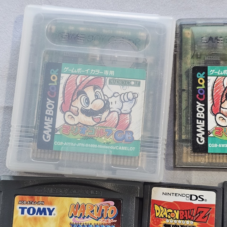 Nintendo Game Lot Of 14 DS 3DS PSVita GBA GBC Mario Naruto Dragon Ball ...