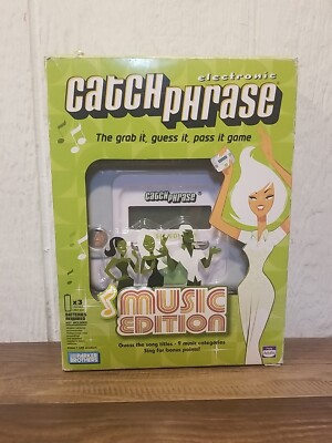 Catch Phrase - Music Edition Electronic Handheld Game by Parker ...