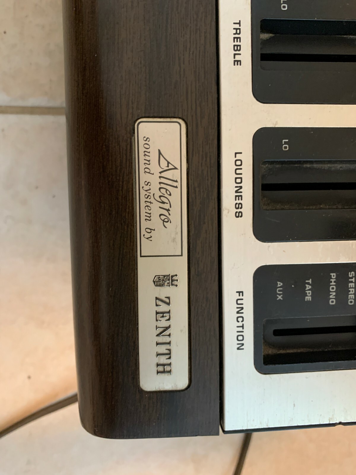 Vintage Zenith Allegro Sound System. FOR PARTS!!! | eBay