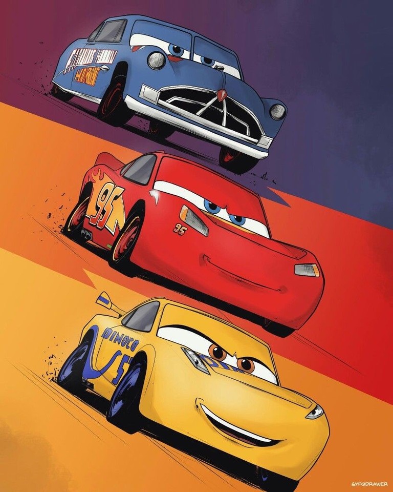 Disney Cars Legends Paper Poster 210 GSM (No Frame) | eBay