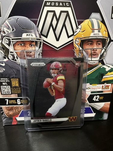 2024 Panini Prizm #347 Jayden Daniels RC Rookie Card Washington ...