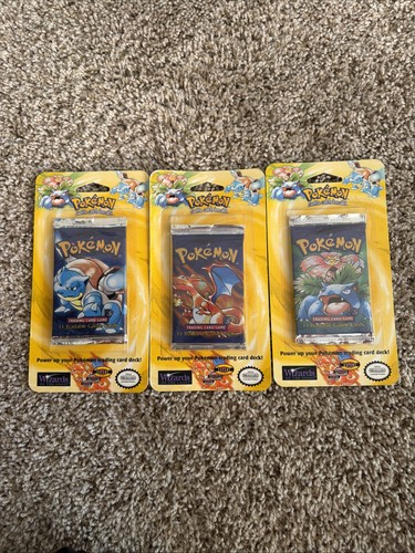 Pokémon TCG Shadowless Base Set Blister Pack Art Set Factory Sealed | eBay