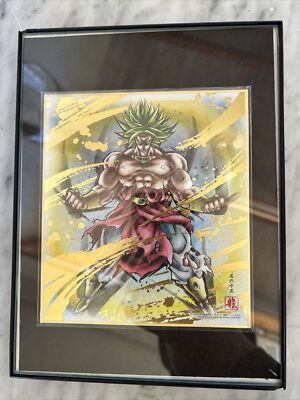 Dragon Ball Shikishi Art Part 5 No.15 Super Broly Gold Foiled Ver | eBay