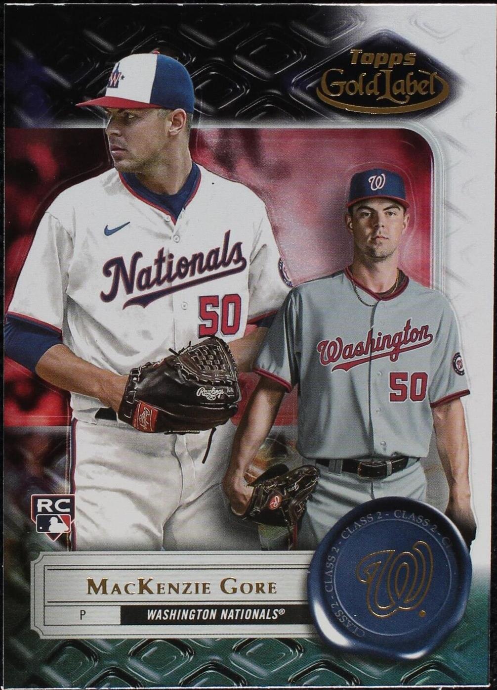 2022 Topps Gold Label - Mackenzie Gore #19 Class 2 (RC) for sale online ...