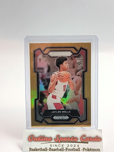 2024 Panini Prizm Draft Picks Jaylen Wells Rc #31 08/10 Gold | eBay
