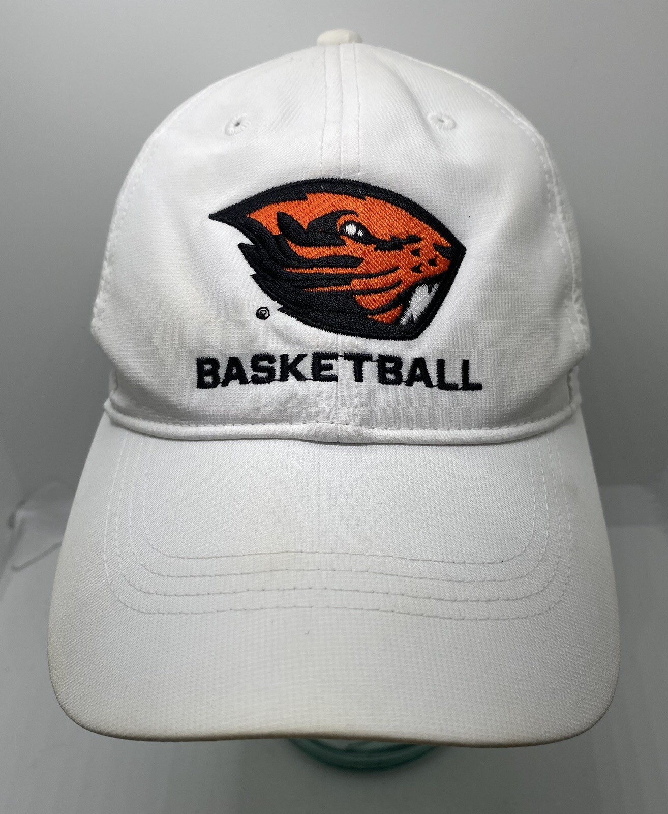Nike Oregon State Beavers Basketball White Hat Cap Adjustable Strap ...