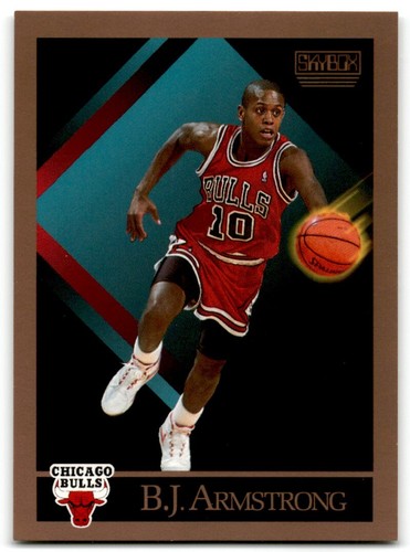 1990-91 SkyBox B.J. Armstrong Rookie Chicago Bulls #37 | eBay